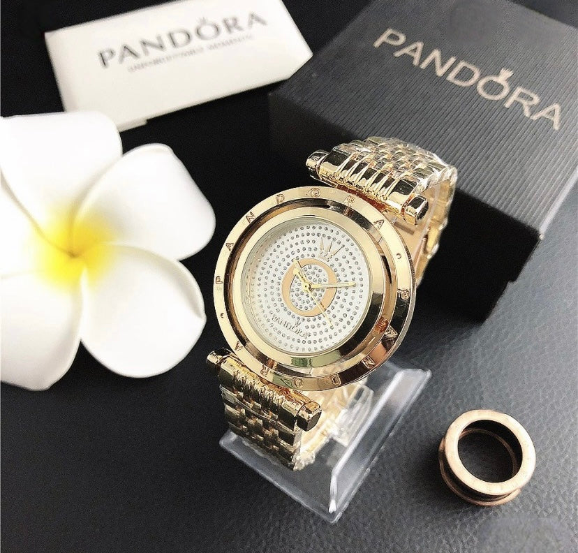 Reloj Pandora Dorado Completo – ADONET